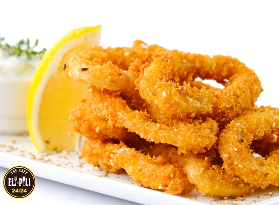 Inele de calamar pane cu sos de susan din Eli Pili în Chişinău | STRAUS